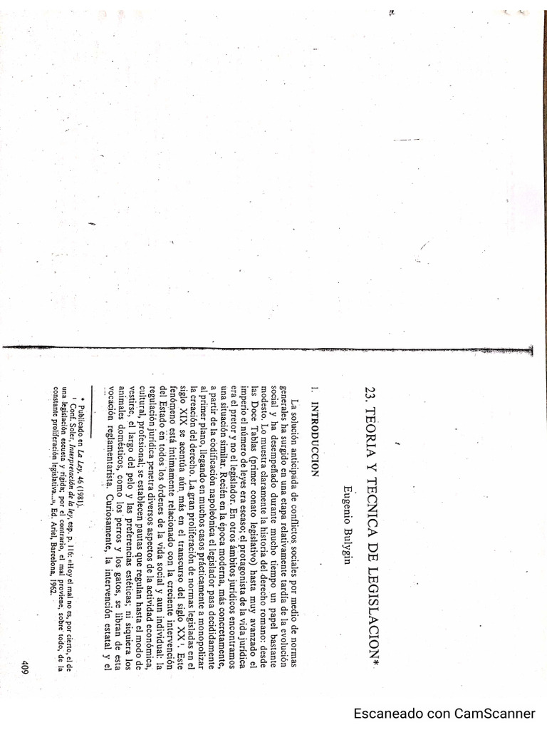 BULYGIN_E._Teoria_y_Tecnica_de_Legislacion_149876355848 | PDF