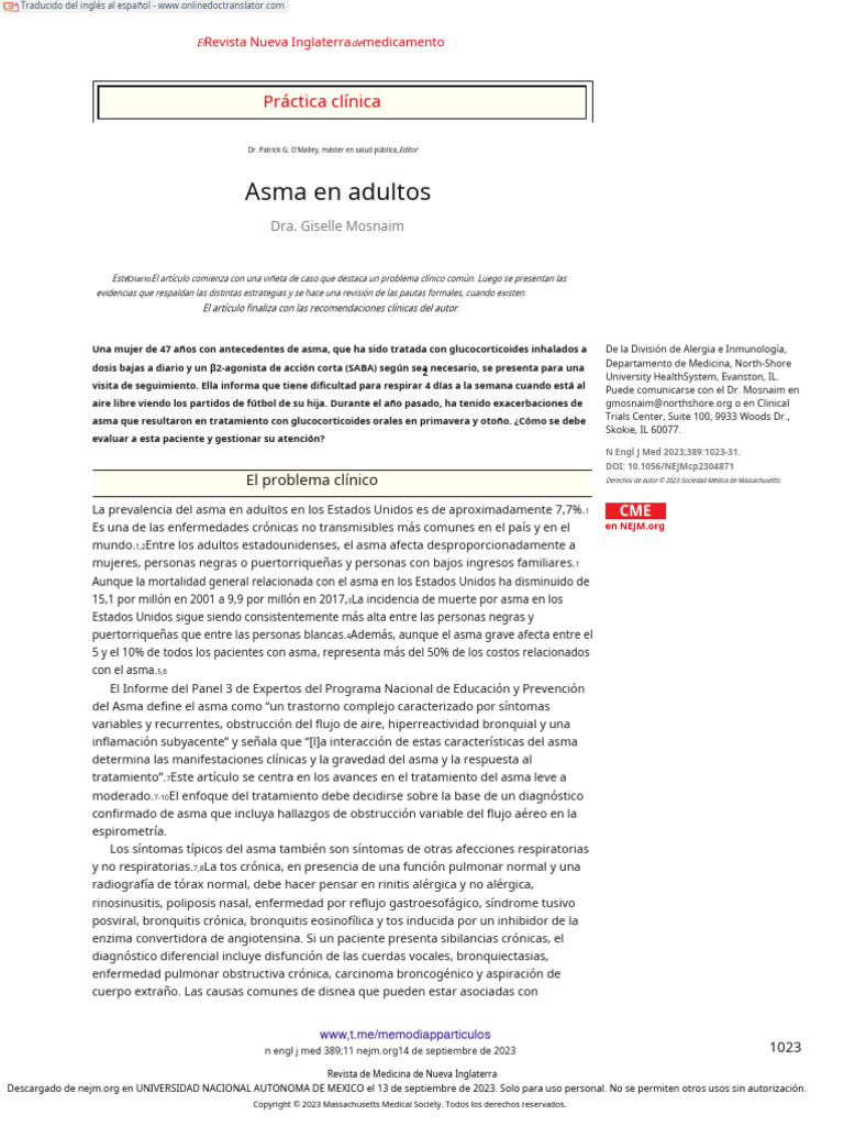 Asma 1 | PDF | Asma | Tos