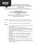 Contoh SK TIM PENGEMBANG KURIKULUM | PDF