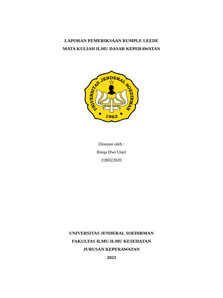 Pemeriksaan Rumple Leede | PDF