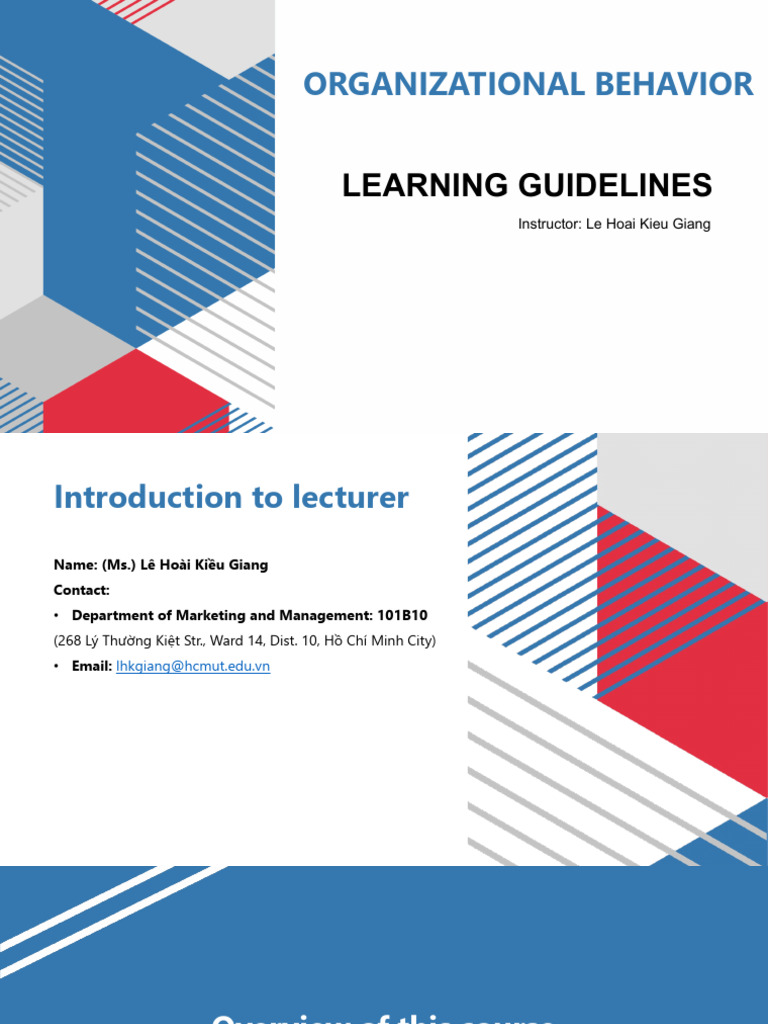 Chapter 0-OB - Learning Guidelines - HK241 - Blended | PDF ...