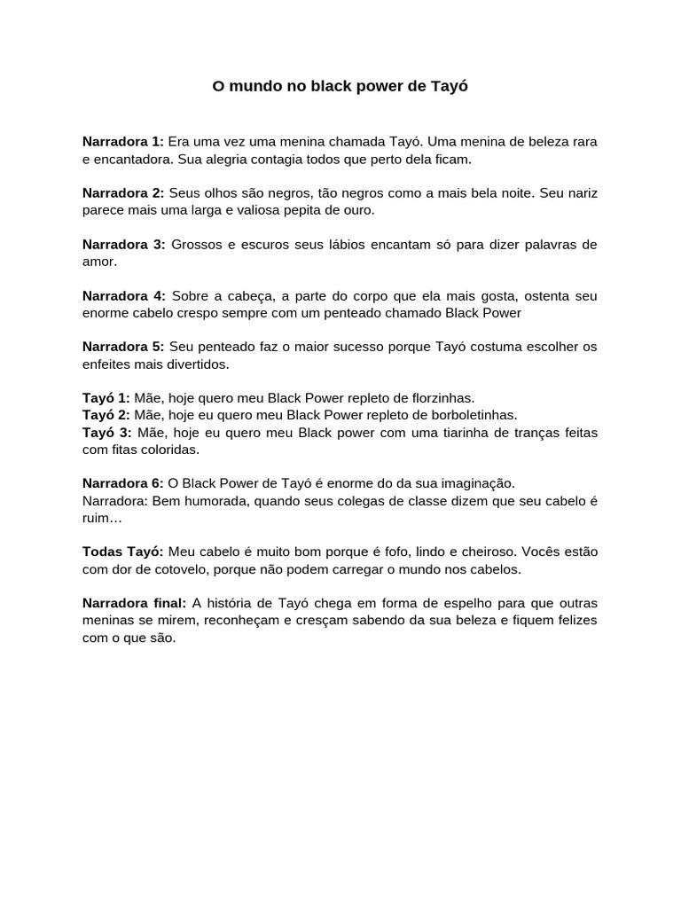 O Mundo Black Power de Tayó | PDF