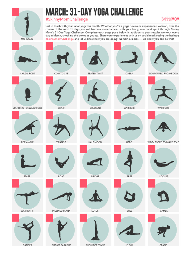 31-Day Yoga Challenge for All Levels | PDF