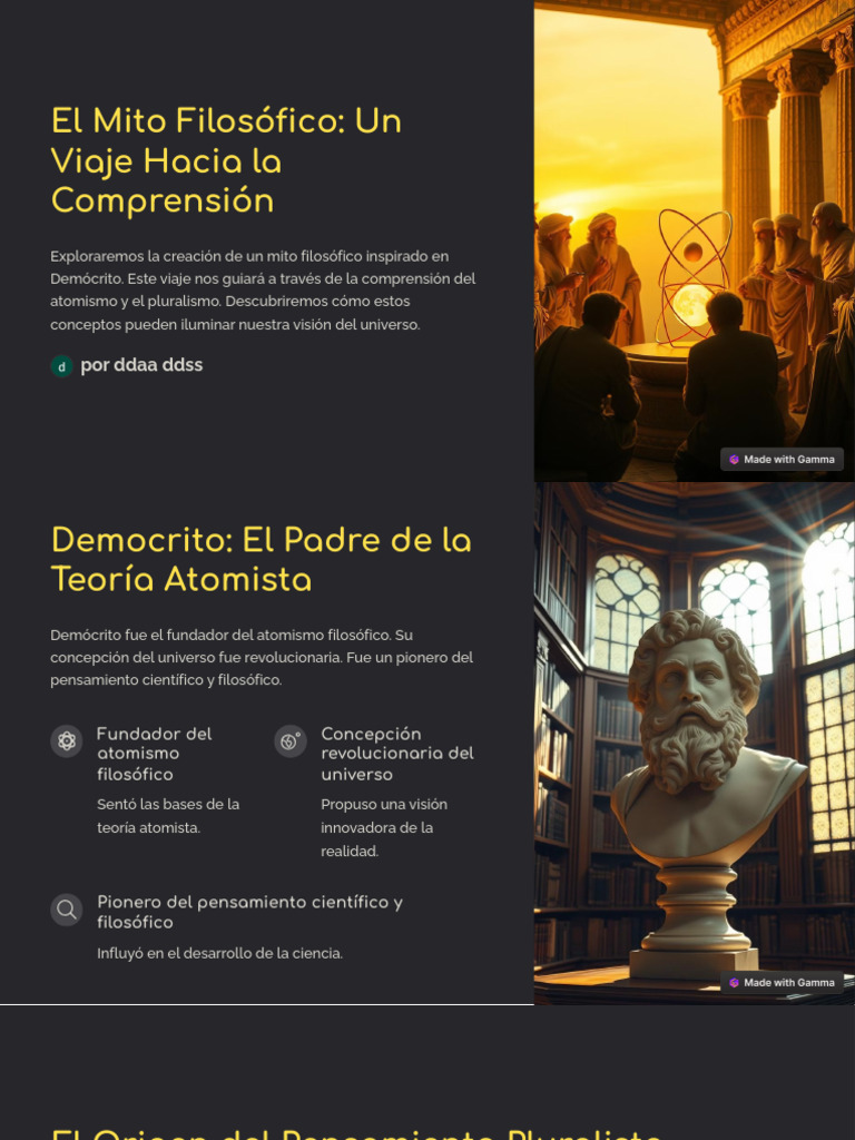 El Mito Filosofico Un Viaje Hacia La Comprension | PDF