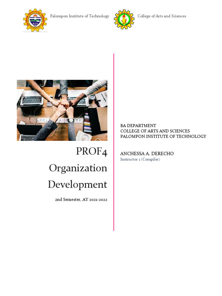 Organization Development Notes Ch1 | PDF | Organization Development ...