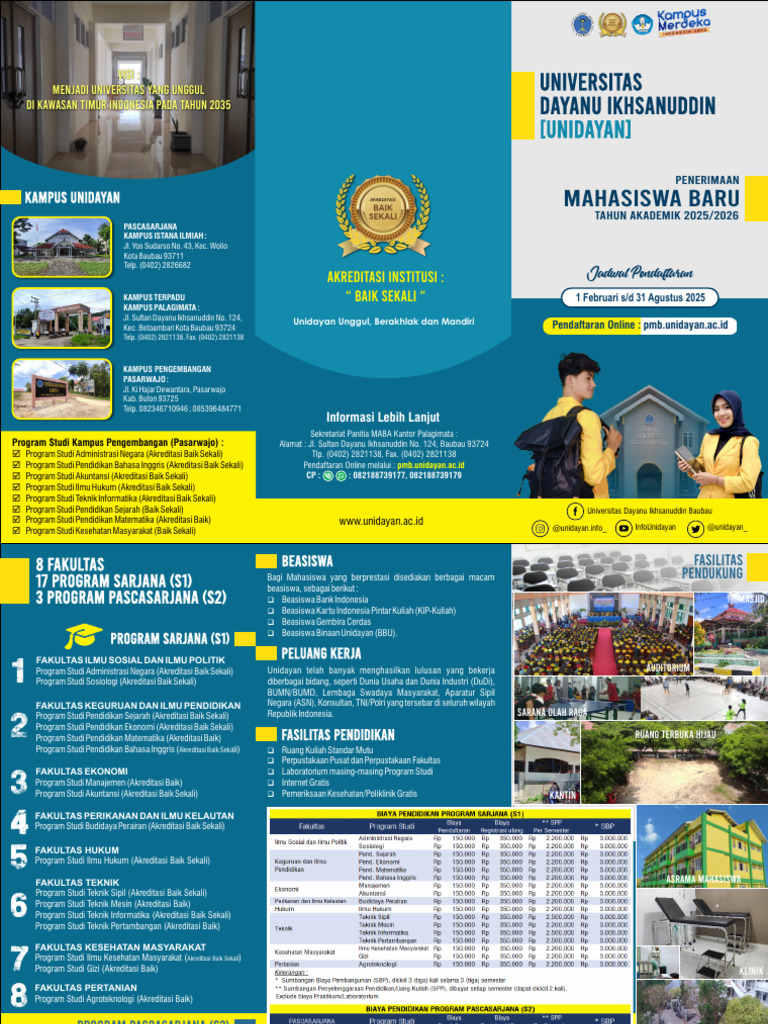 BROSUR (A4-3 Lipat) Maba Unidayan 2025 | PDF