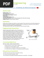 Electricity & Magnetism Worksheet | PDF | Voltage | Electric Charge