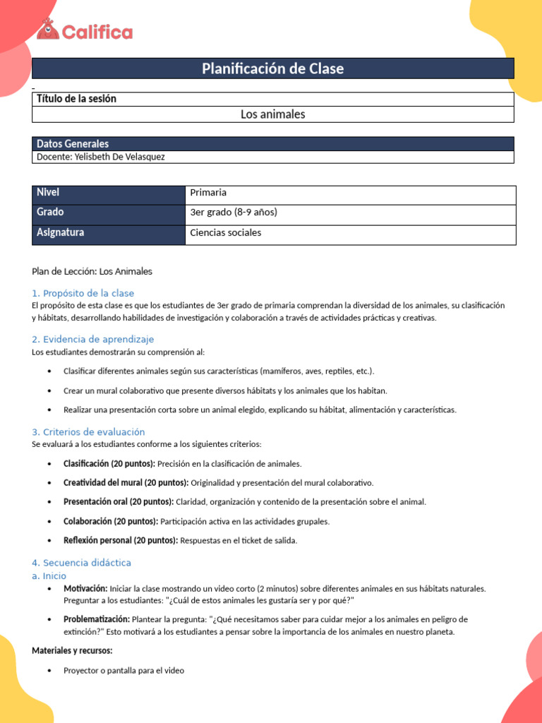 Los Animales | PDF | Creatividad | Cognición