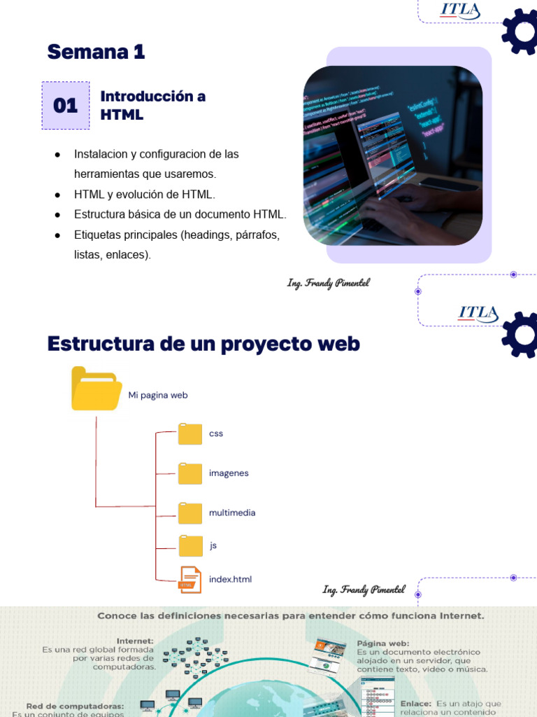 Introducción A Portales Web 1 | PDF | HTML | Red mundial