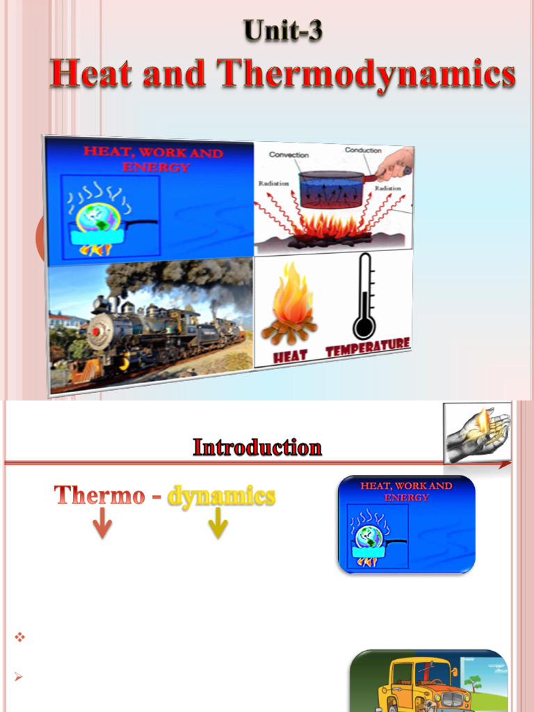 Thermodynamics: Heat Transfer Principles | PDF | Heat | Temperature