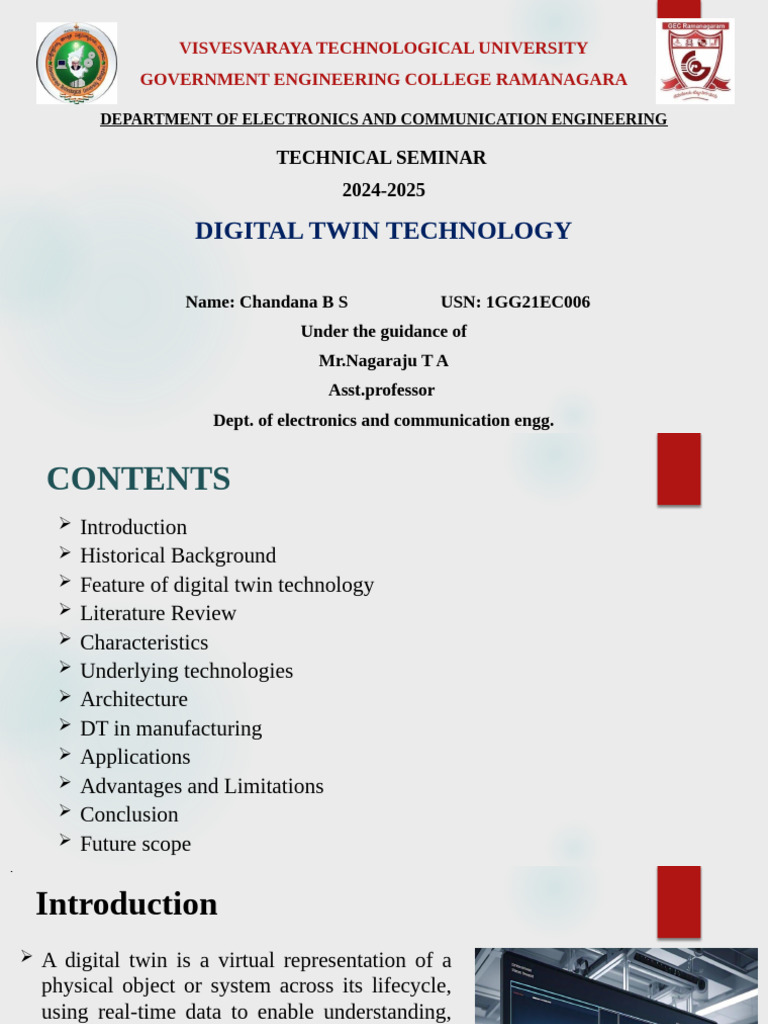 Digital Twin Technology | PDF | Internet Of Things | Computing