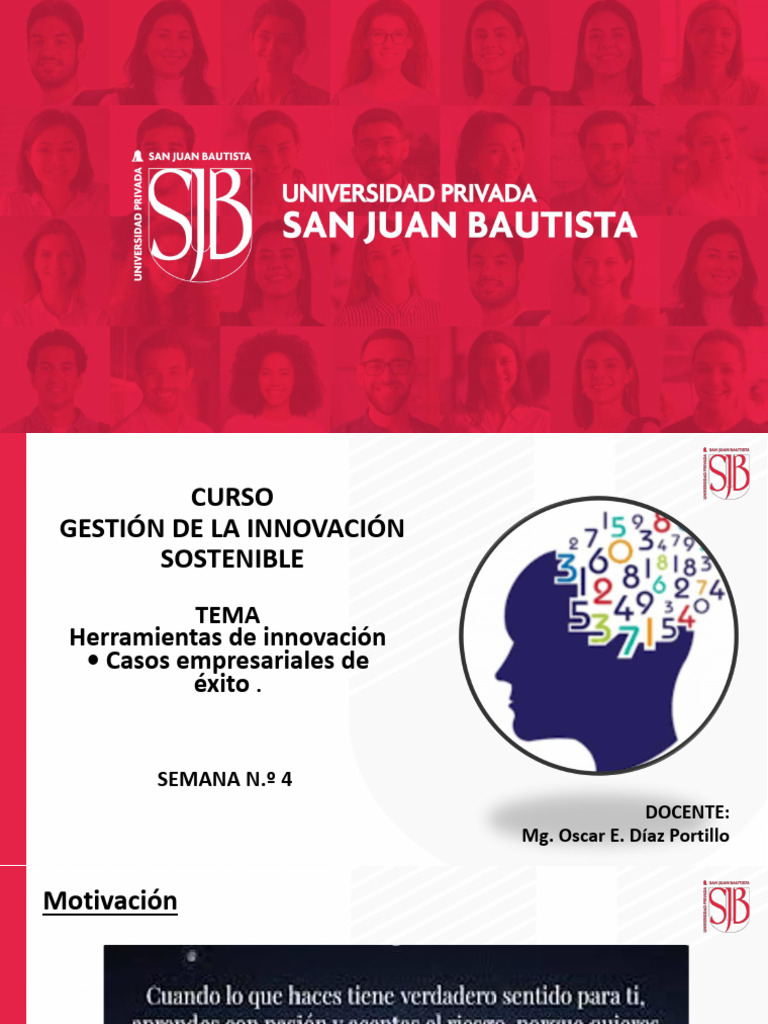 Sem 4 Gest. Innva. Sosten. 2025-I | PDF | Investigación de mercado ...