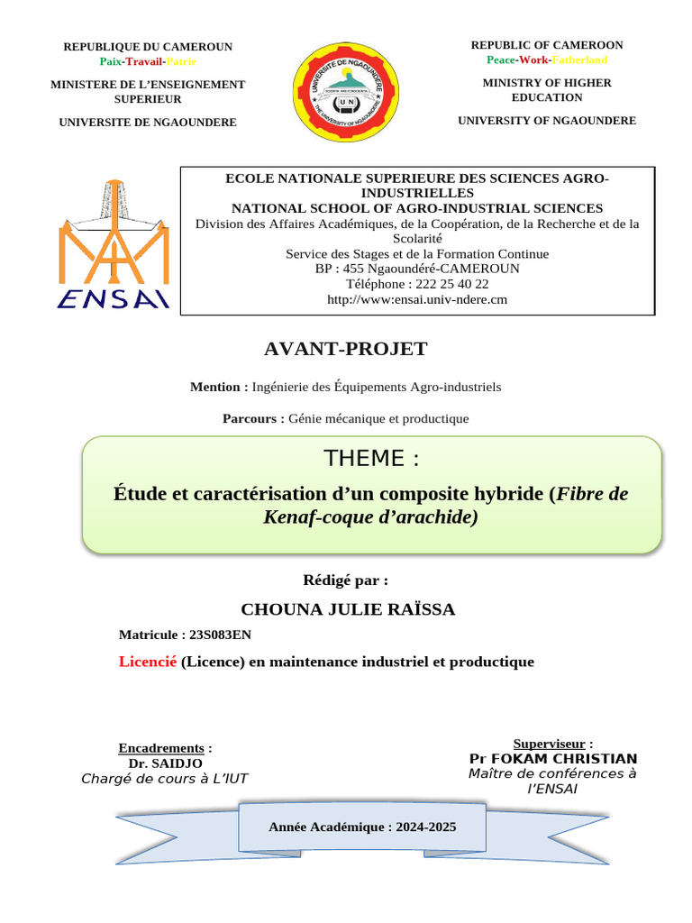 Composite hybride Kenaf-Arachide | PDF | Matériau composite ...