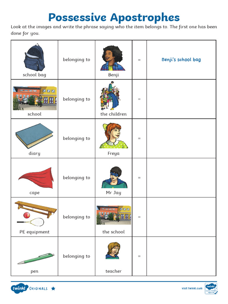 Understanding Possessive Apostrophes | PDF