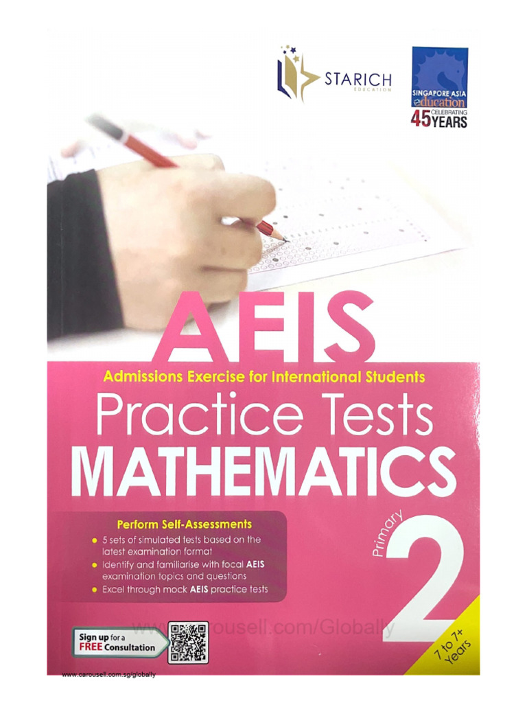 AEIS Math Practice Tests For P2 Entry | PDF