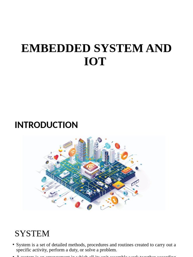 Introduction to Embedded Systems and IoT | PDF | Logic Gate | Random ...