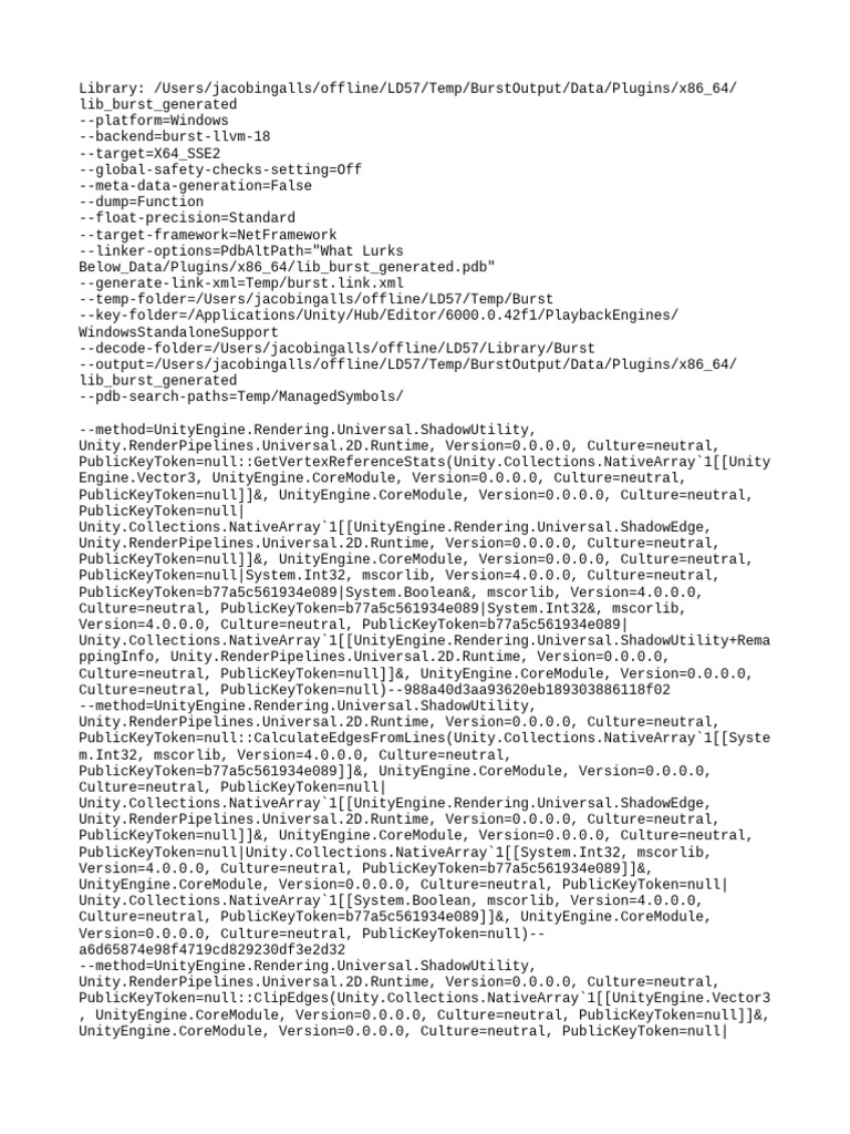 Lib Burst Generated | PDF | Unity (Game Engine) | Computer Libraries