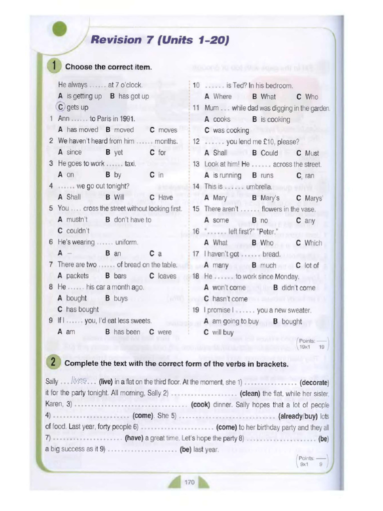 VINATIC Grammar Exam | PDF