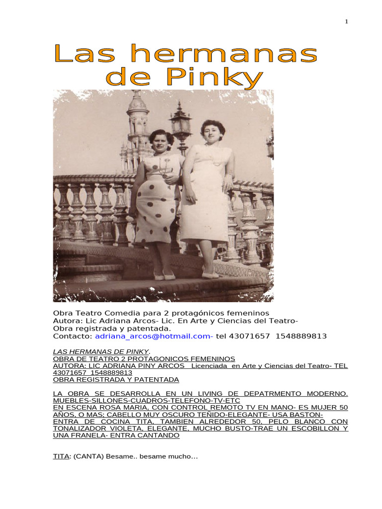 Arcos, Adriana. Las Hermanas de Pinky | PDF