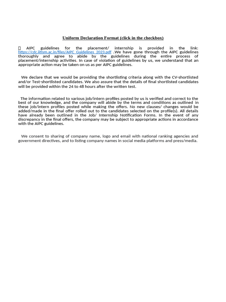 Job Notification Form 2025 (Filled) | PDF | Engineering | Mechanical ...