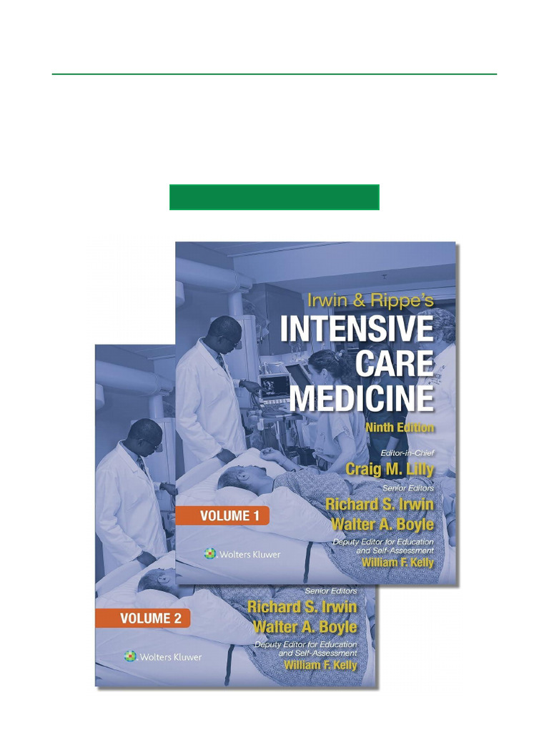 Irwin and Rippe's Intensive Care Medicine, 9th Edition Extended Version Download | PDF | Doctor ...