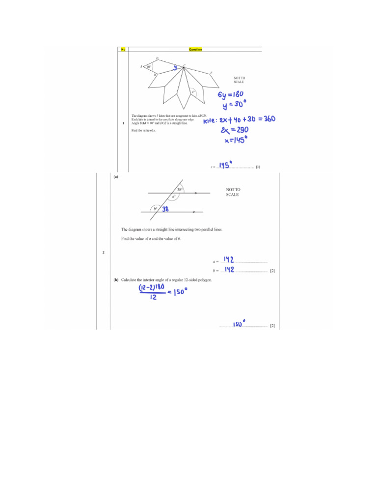 Maths Midterm Practice | PDF