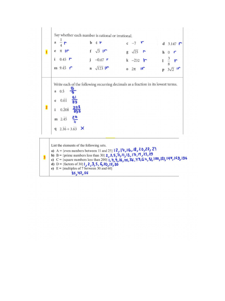 Maths Venn Diagram | PDF