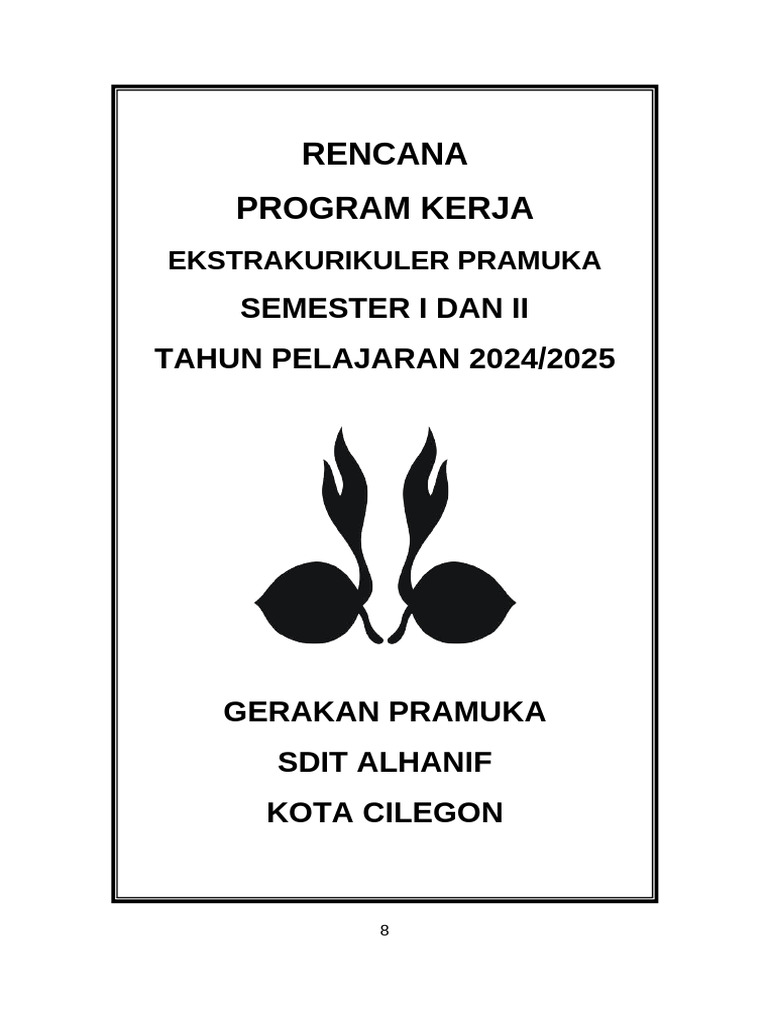 PROGRAM KERJA PRAMUKA 2023-2024 | PDF