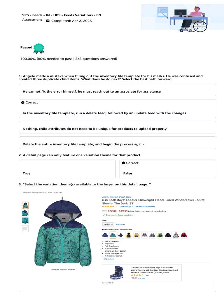Evaluations - Amazon Learn | PDF