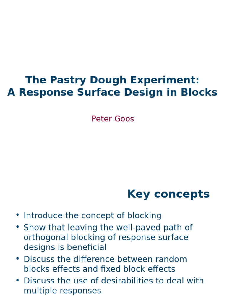 Chapter 7 Blocking A Response Surface Experiment | PDF | Regression Analysis | Statistical Analysis