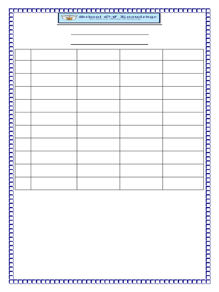 Year 6 Vocabulary List - September | PDF