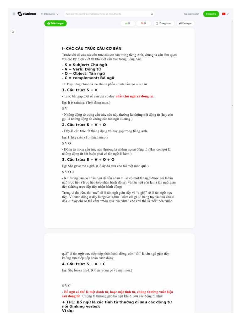 cấu trúc svo | PDF