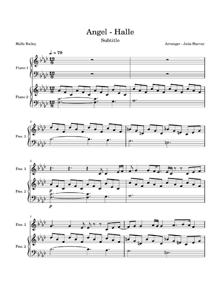 Angel Sheet Music | PDF