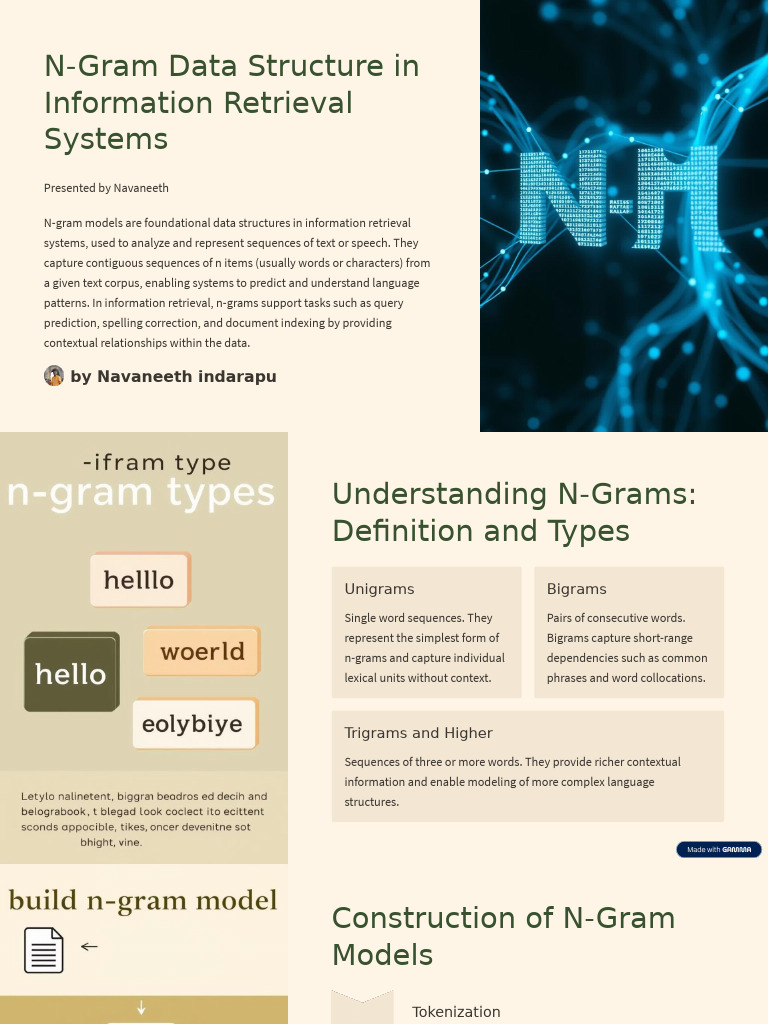 N Gram Data Structure in Information Retrieval Systems | PDF | Search Engine Indexing | Information
