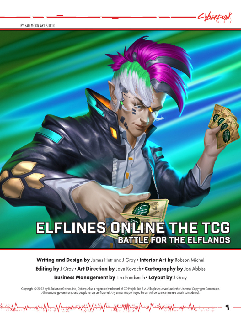 RTG CPR DLC ElflinesOnlinetheTCGv1.2 | PDF | Playing Cards | Ephemera