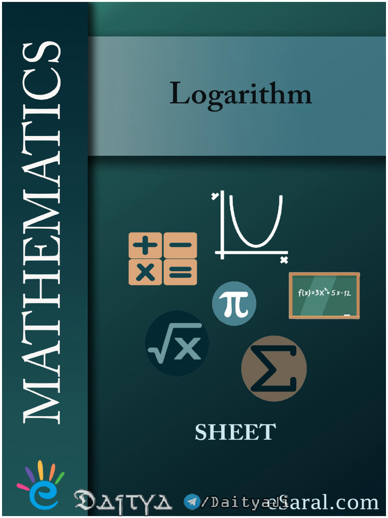 Practice Sheet Logarithm V2.2 | PDF