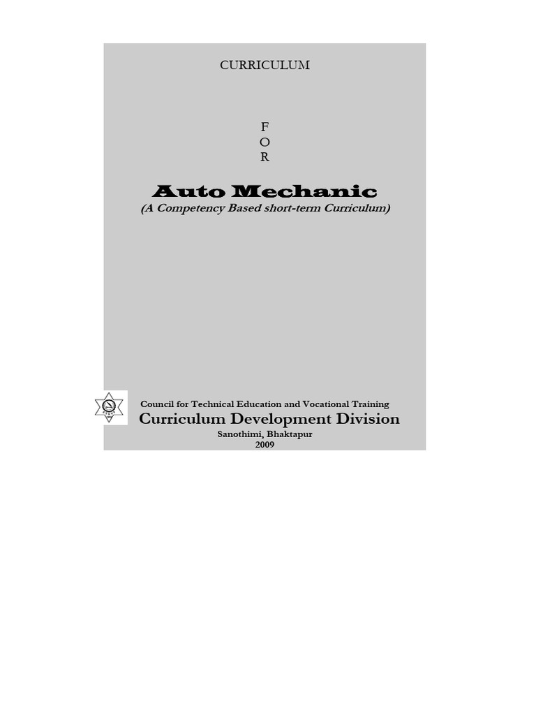 2019-07-14auto Mechanic Revised | PDF | First Aid | Safety
