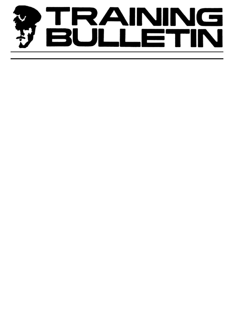 Handcuffing Training Bulletin | PDF | Handcuffs