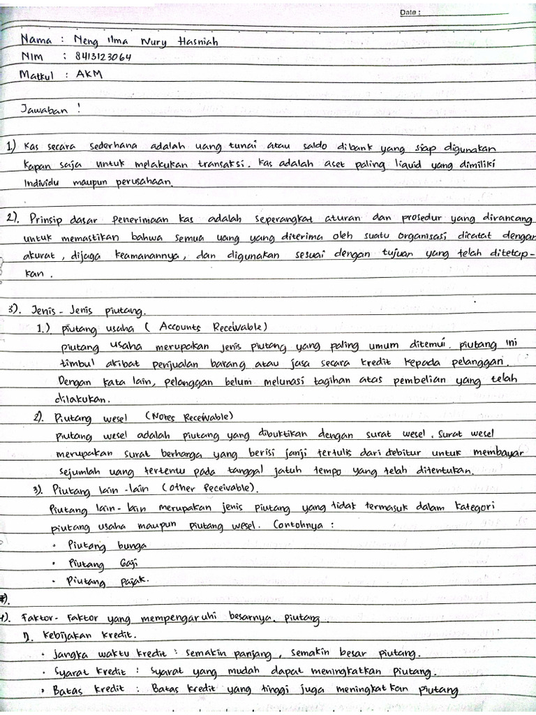 Quiz Akm Neng Ilma - B | PDF