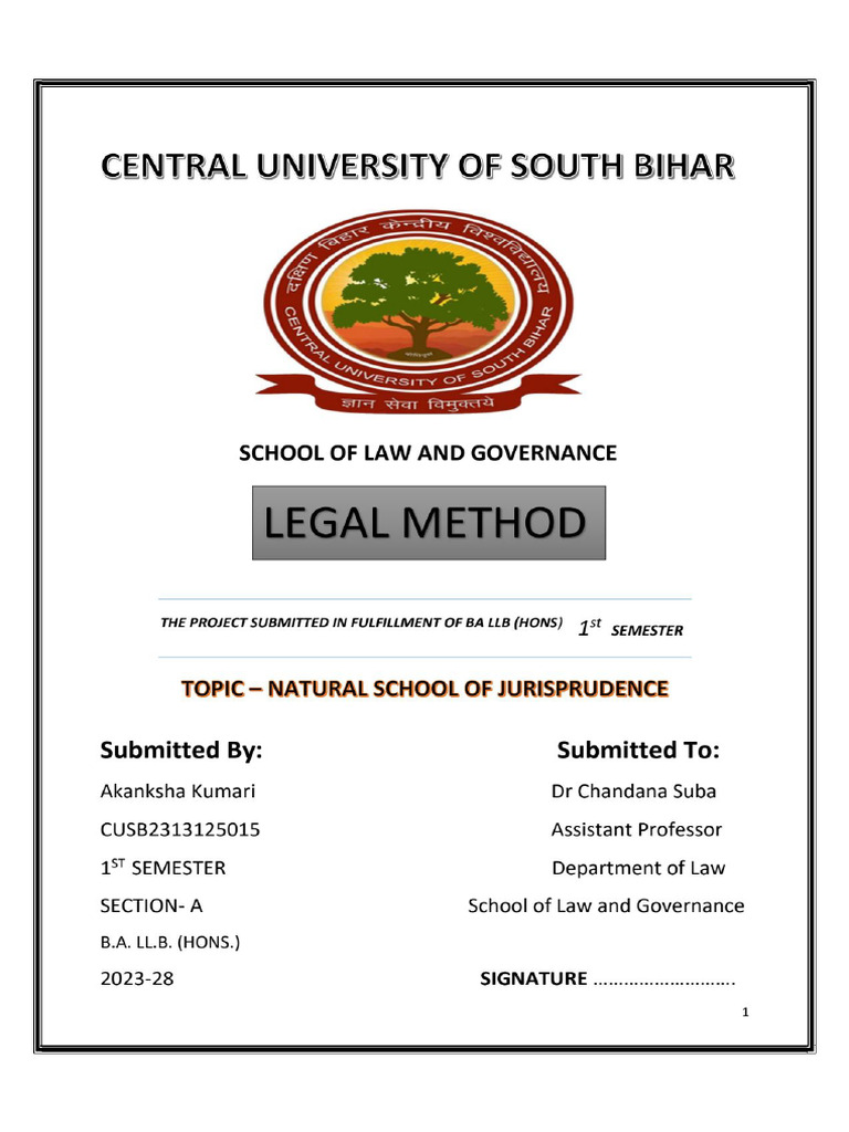 Legal Method Assignment - Merged | PDF