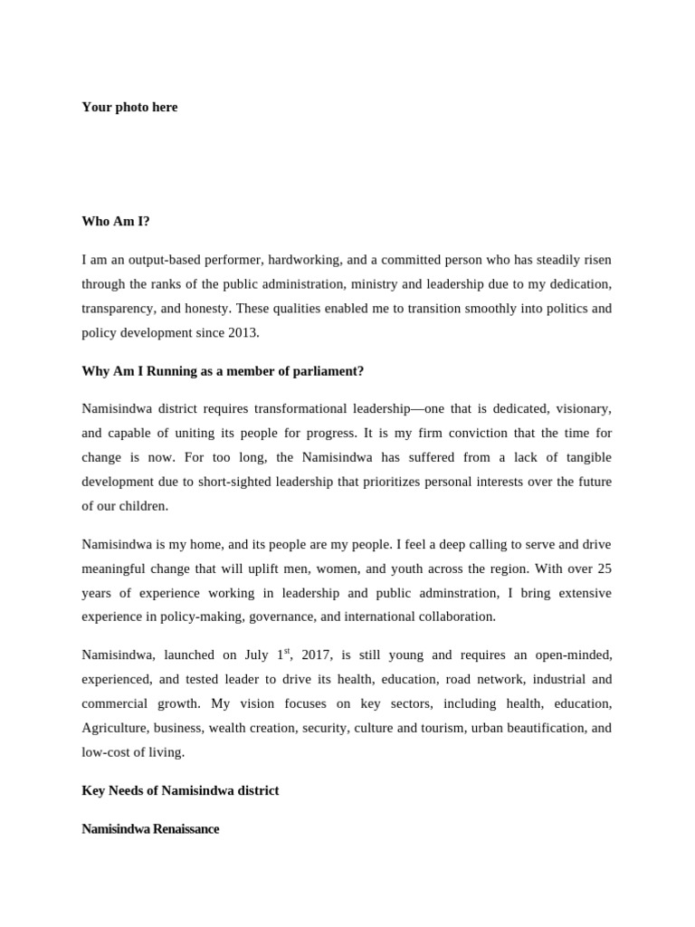Situma Manifesto - 082703 | PDF | Economies
