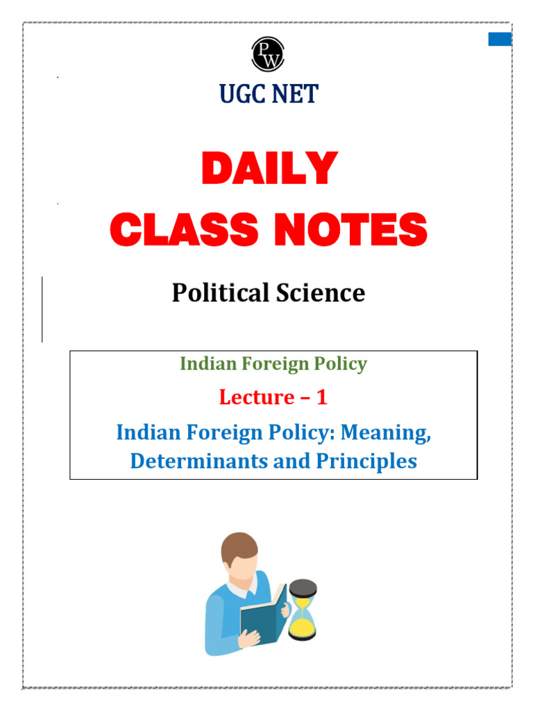 Lec 01 Meaning, Determinants and Principles | PDF | Non Aligned Movement | Political Science