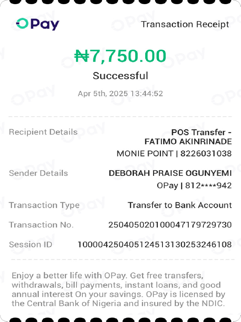 Transaction Receipt-250405020100047179729730 | PDF