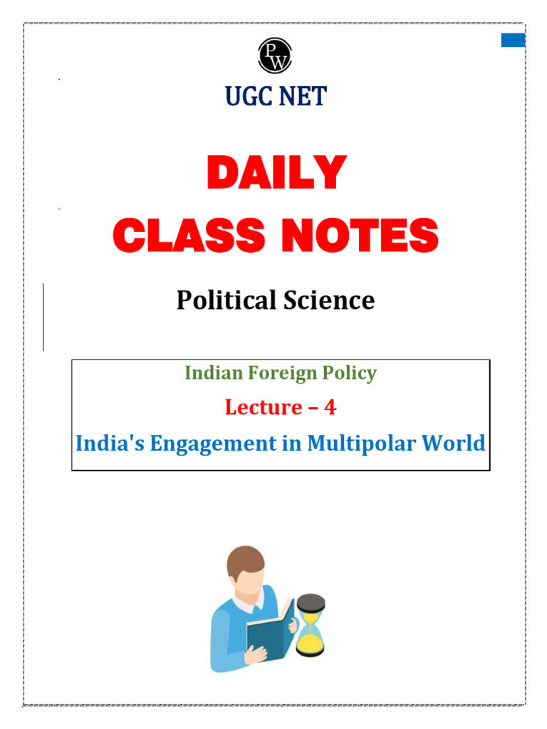 Lec 04 India's Engagement in Multipolar World | PDF | Gulf Cooperation ...