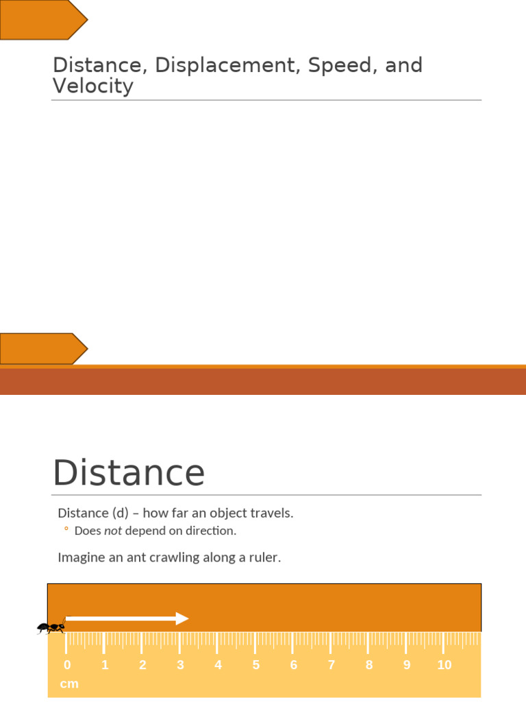 Understanding Distance, Displacement, Speed, Velocity | PDF | Velocity ...