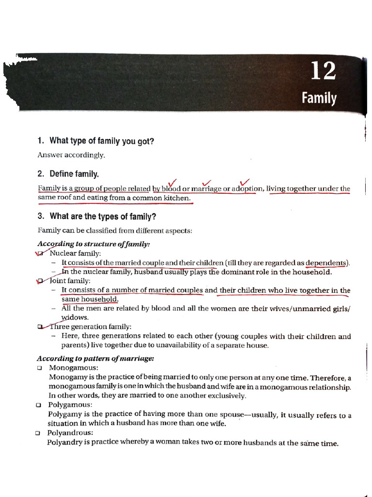 Family Q Bank | PDF