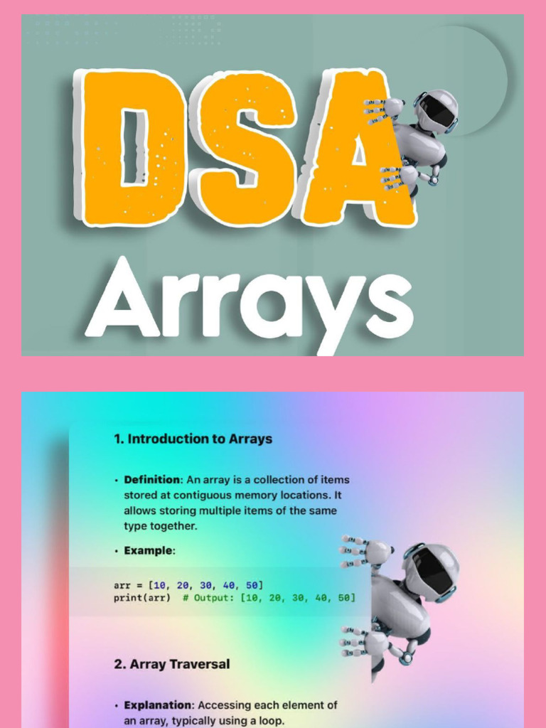 DSA Arrays | PDF