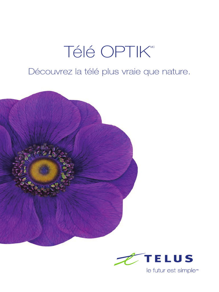 Télé OPTIK : La télé à la carte HD | PDF | Télévision à ultra-haute ...