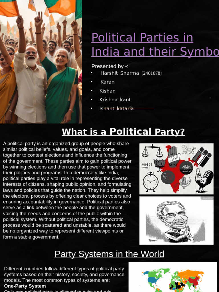 Political Parties in India | PDF | Political Parties | Bharatiya Janata ...