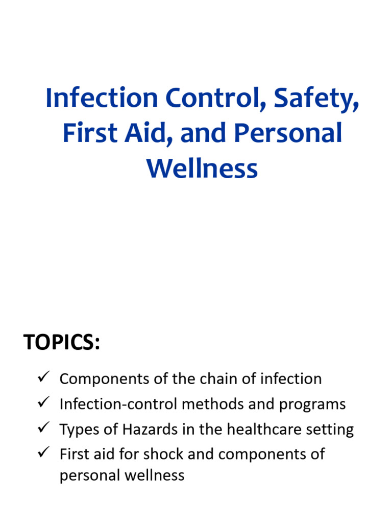 A. Infection Control Hazards Etc | PDF | Infection | Personal ...